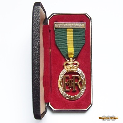 Efficiency Decoration : Weighton Medals, British & Colonial Medal ...